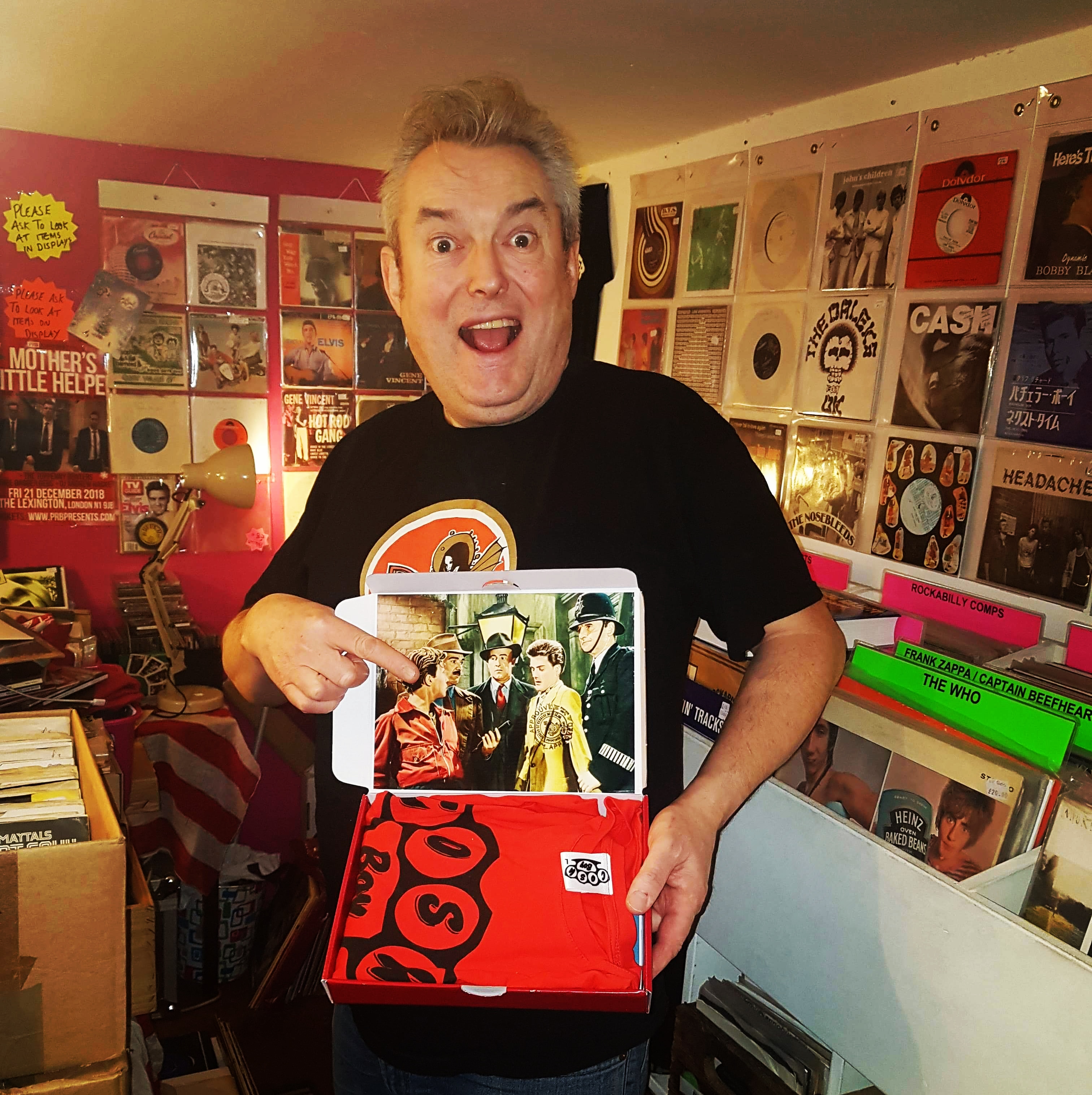 Boz Boorer from The Polecats and Morrissey.